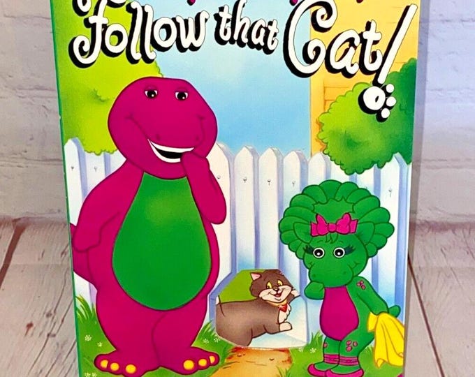 Barney & Baby Bop "follow That Cat!" by Stephen White | Children's ...