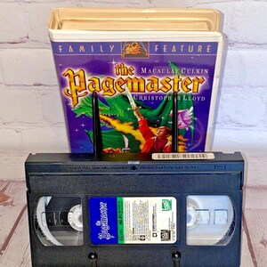 The Pagemaster VHS by 20th Century Fox 1993 Rated G Running Time: 76 ...