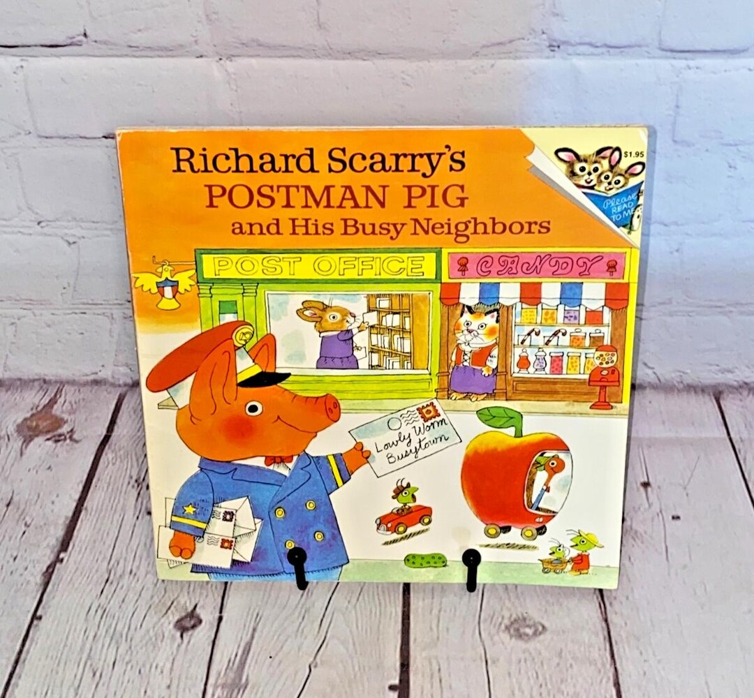 Richard Scarry's "postman Pig and His Busy Neighbors" Softcover Children's Book by Random House ...