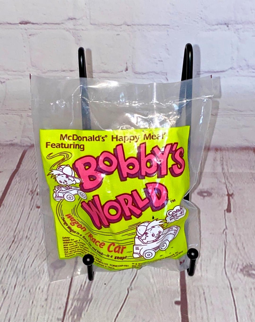 Bobby's World Mcdonald's Happy Meal Toy 1994 | Wagon Race Car | Never ...