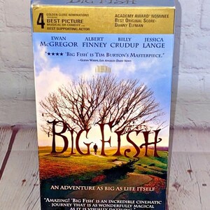 Big Fish VHS by Columbia Pictures 2003 | Tim Burton | Rated PG-13 and ...