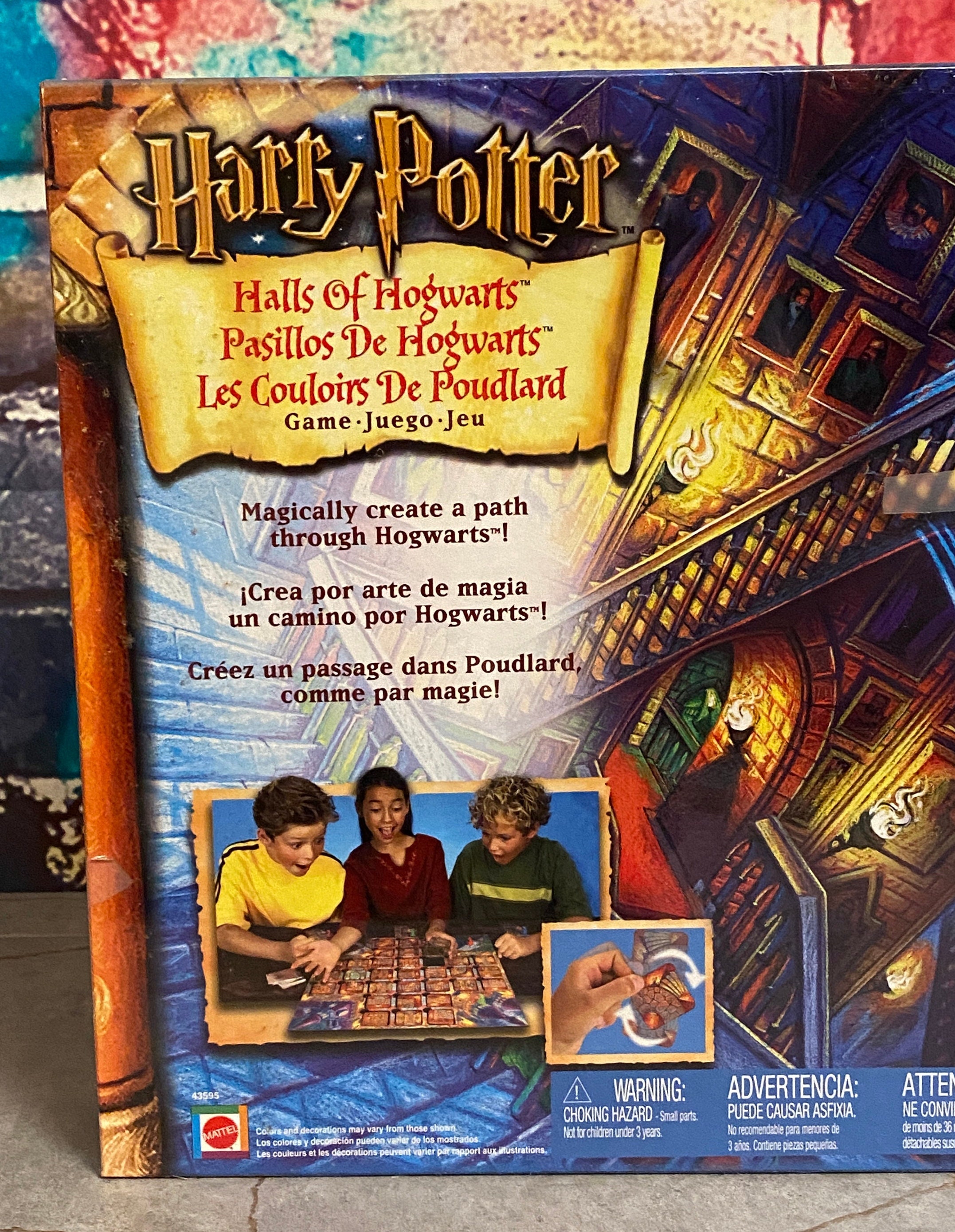 Brand New Harry Potter halls of Hogwarts Board Game by Mattel 2002 Ages ...