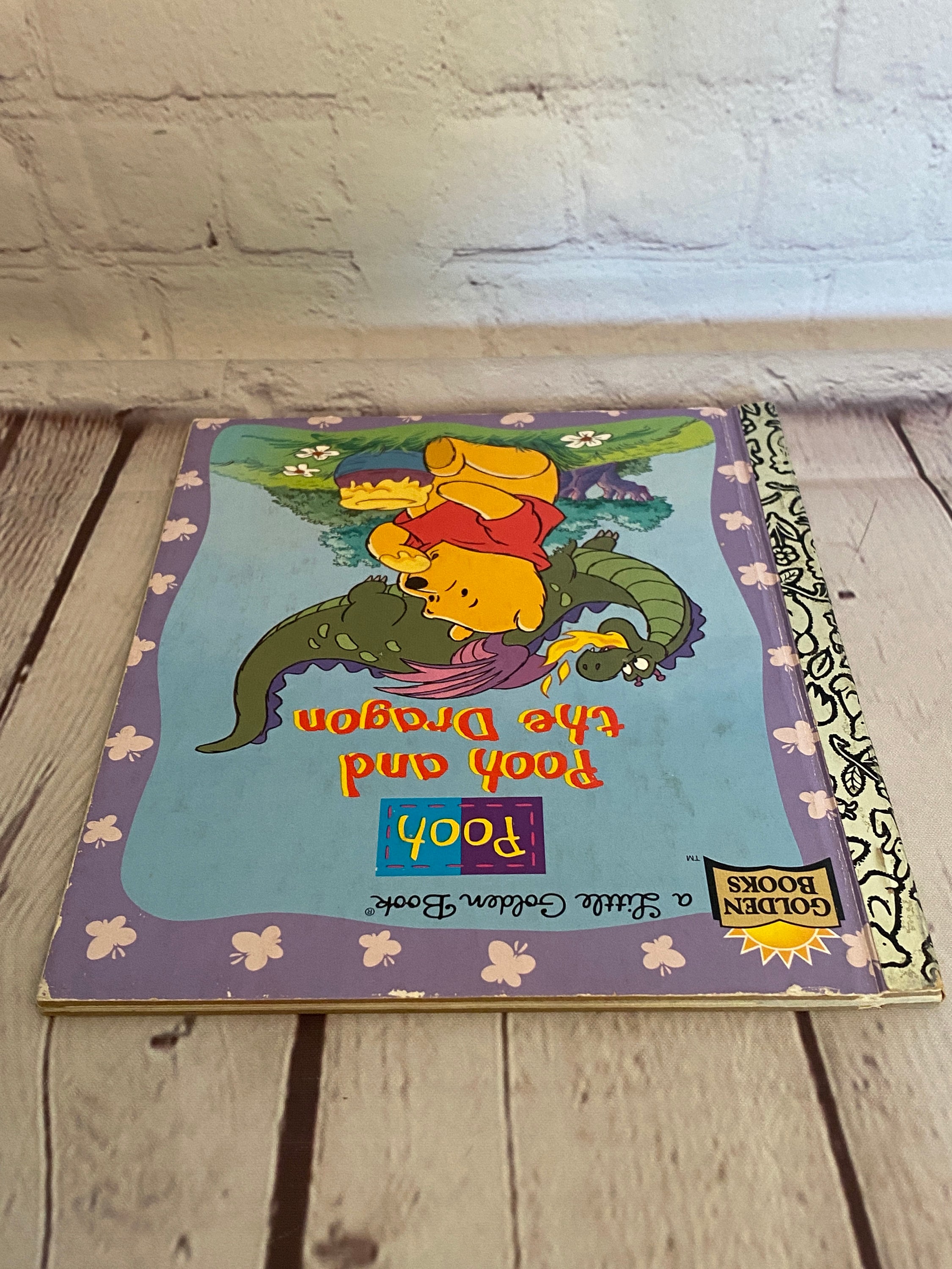 Pooh and the Dragon | 1997 Little Golden Book, Hardcover - Etsy