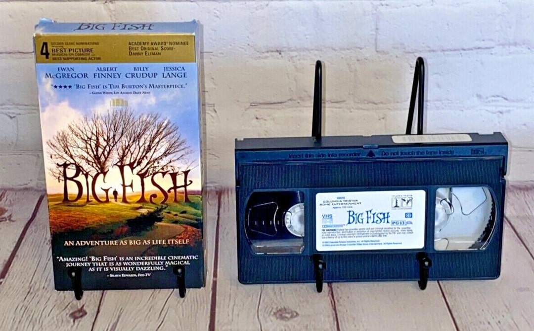 Big Fish VHS by Columbia Pictures 2003 | Tim Burton | Rated PG-13 and ...