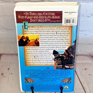 The Princess Bride VHS by MGM Family Entertainment Rated PG Runtime 1 ...