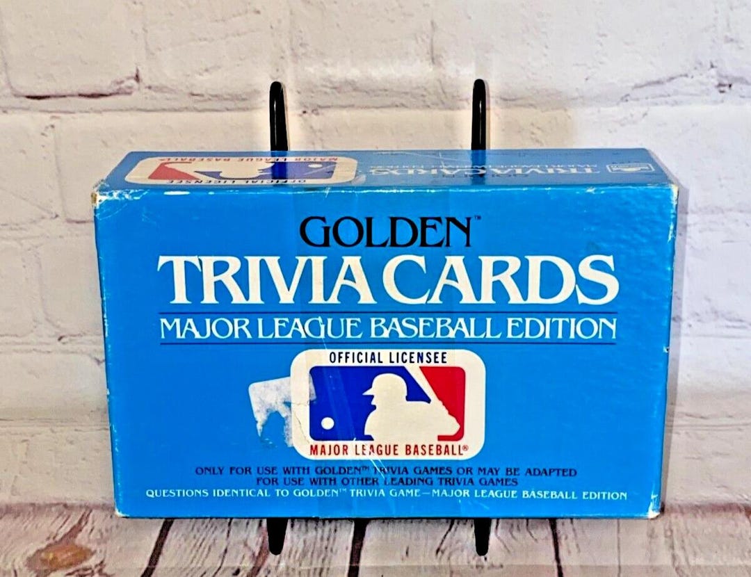 Vintage "golden Trivia Cards" Major League Baseball Edition by Golden ...