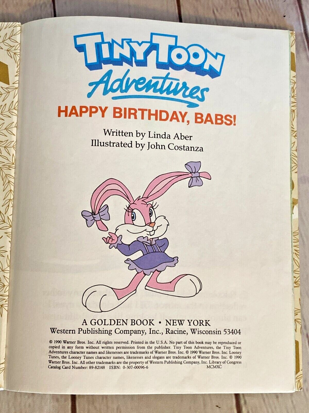 Tiny Toon Adventures happy Birthday, Babs by Linda Aber Hardcover ...