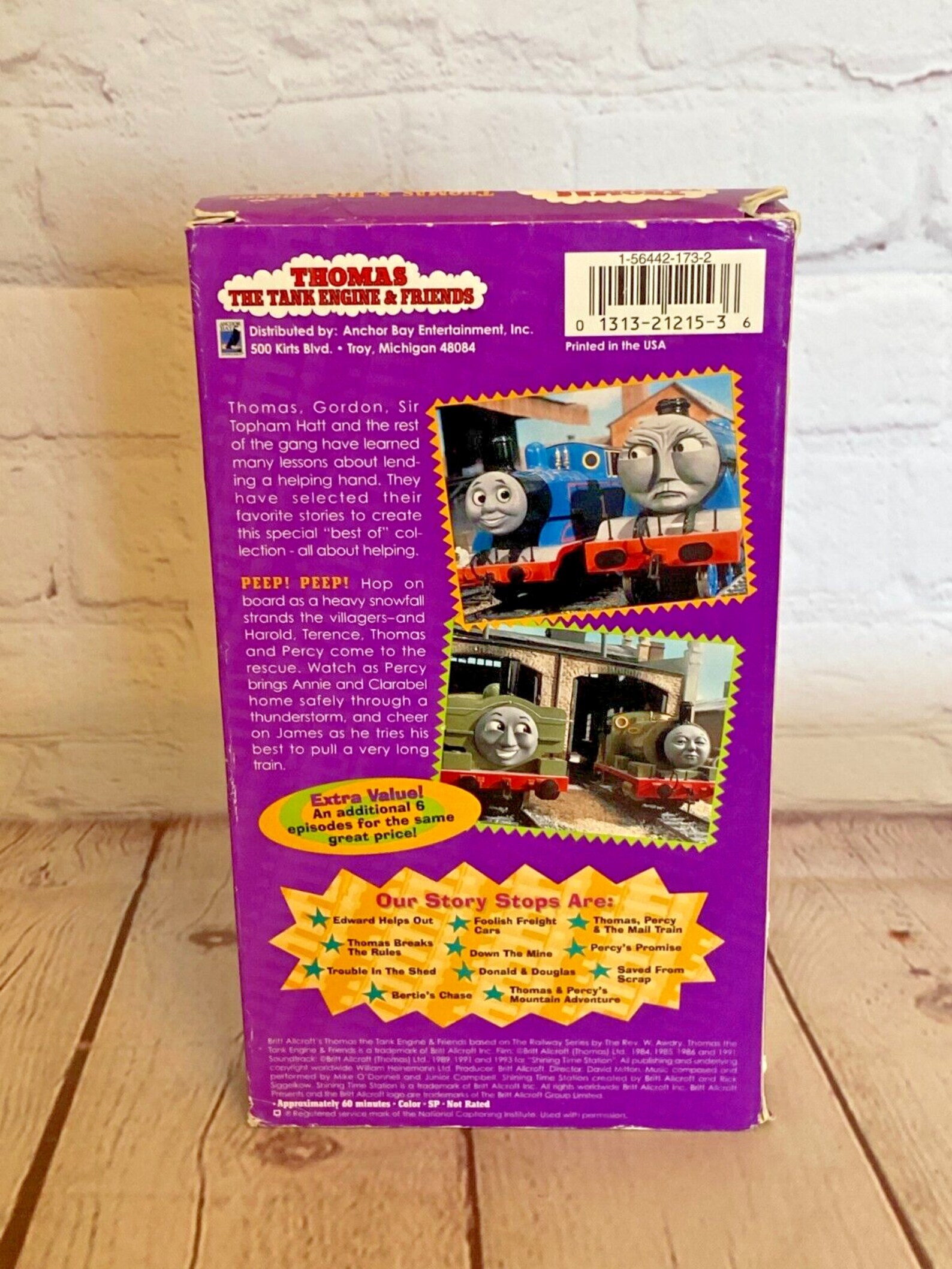 Thomas the Tank Engine and Friends thomas & His Friends Help Out VHS by Britt Allcroft 1993 NR ...