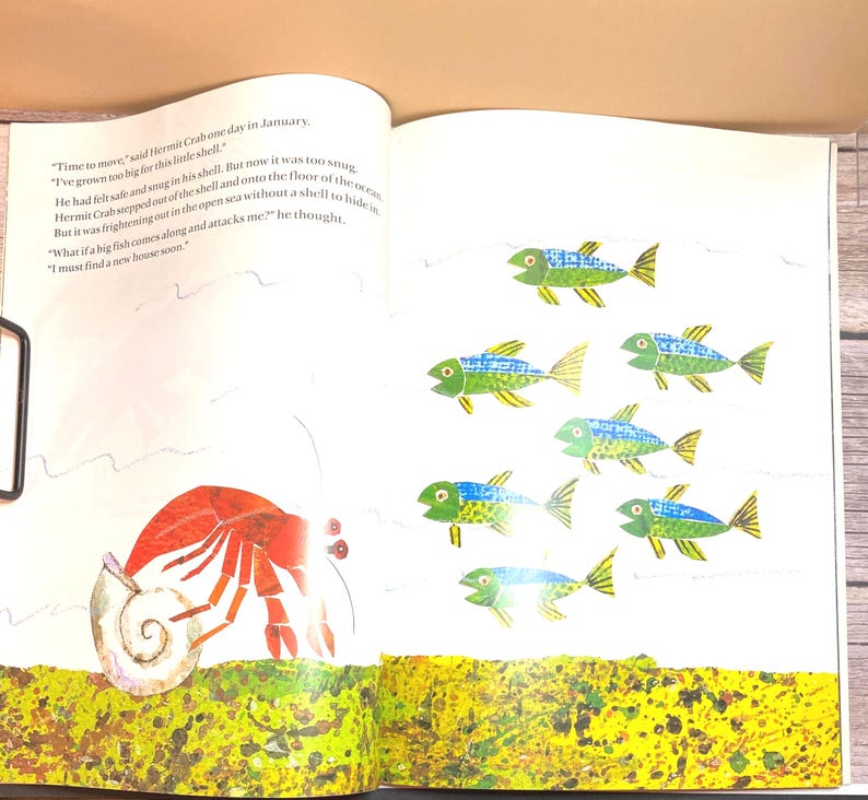 A House for Hermit Crab by Eric Carle Aladdin Paperbacks - Etsy