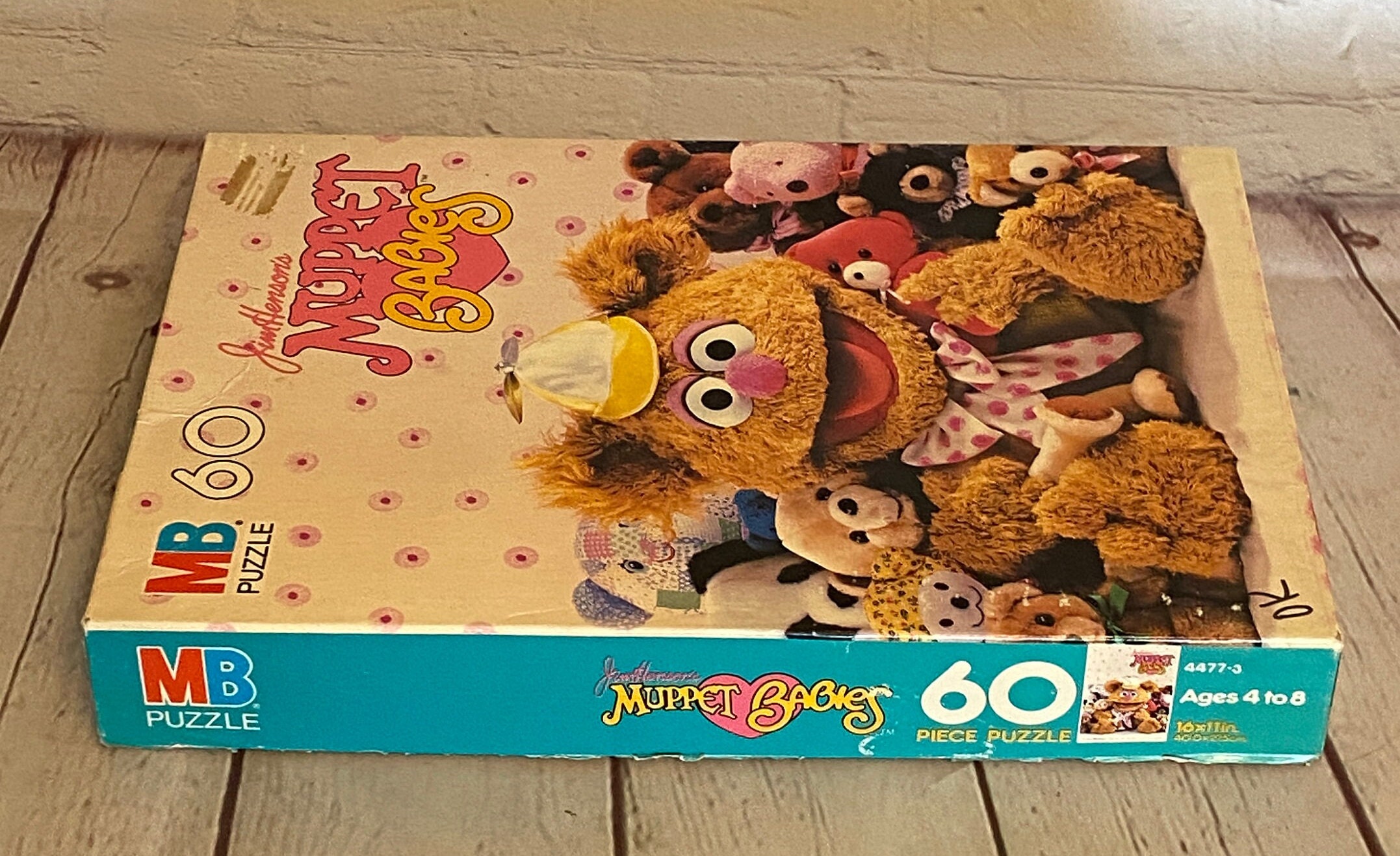 Jim Henson's Muppet Babies 60 Piece Puzzle by Milton Bradley 1984 Ages ...