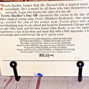 Ferris Bueller's Day off VHS by Paramount 1992 | Rated PG-13 | Running ...