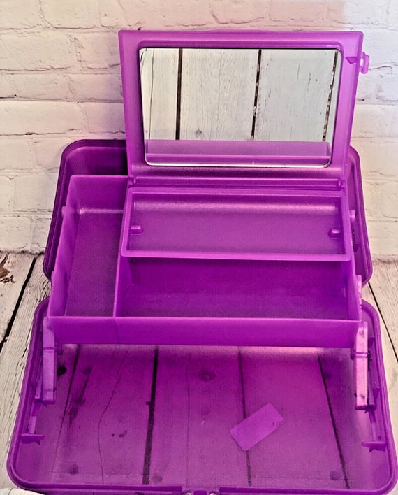 Caboodles "Style Your Own" Tiered Purple Organizer | … - Gem