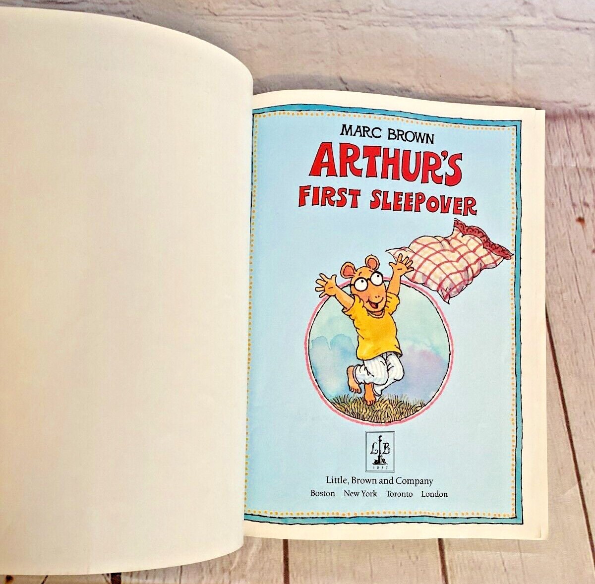 Arthur's First Sleepover by Marc Brown | an Arthur Adventure | by ...