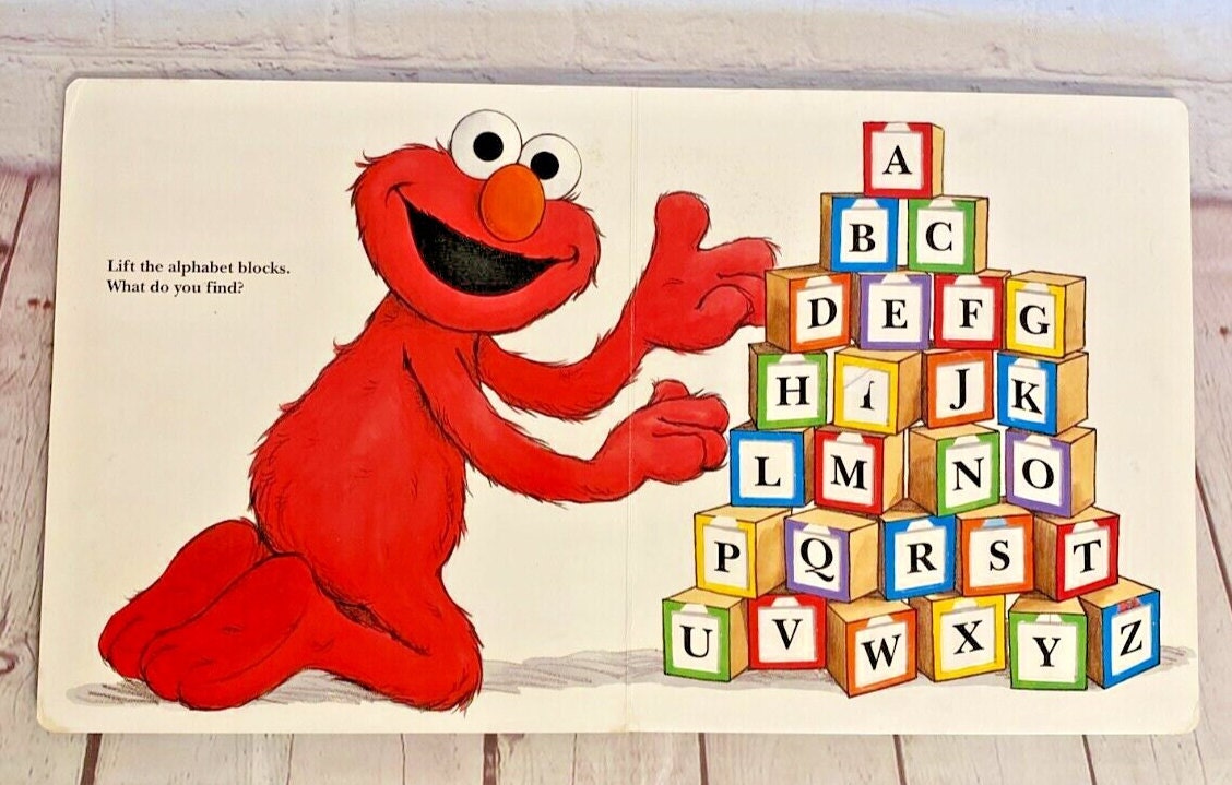 Elmo's Big Lift-and-look Board Book Featuring Jim Henson's Sesame ...