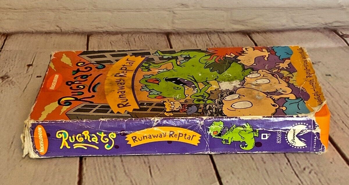 Nickelodeon Rugrats runaway Reptar VHS by Paramount 1999 Not Rated ...