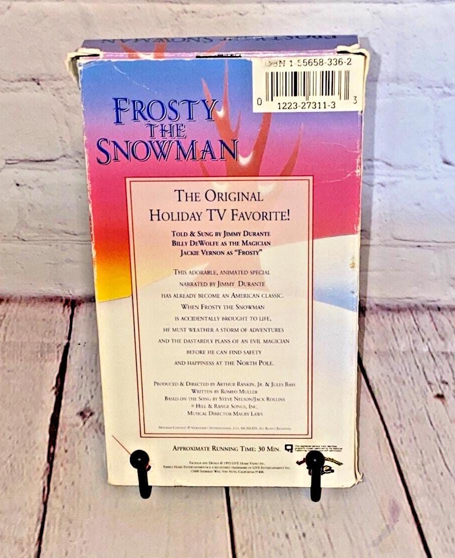 Vintage Christmas Movie VHS Bundle the Santa Clause Home Alone Rudolph ...