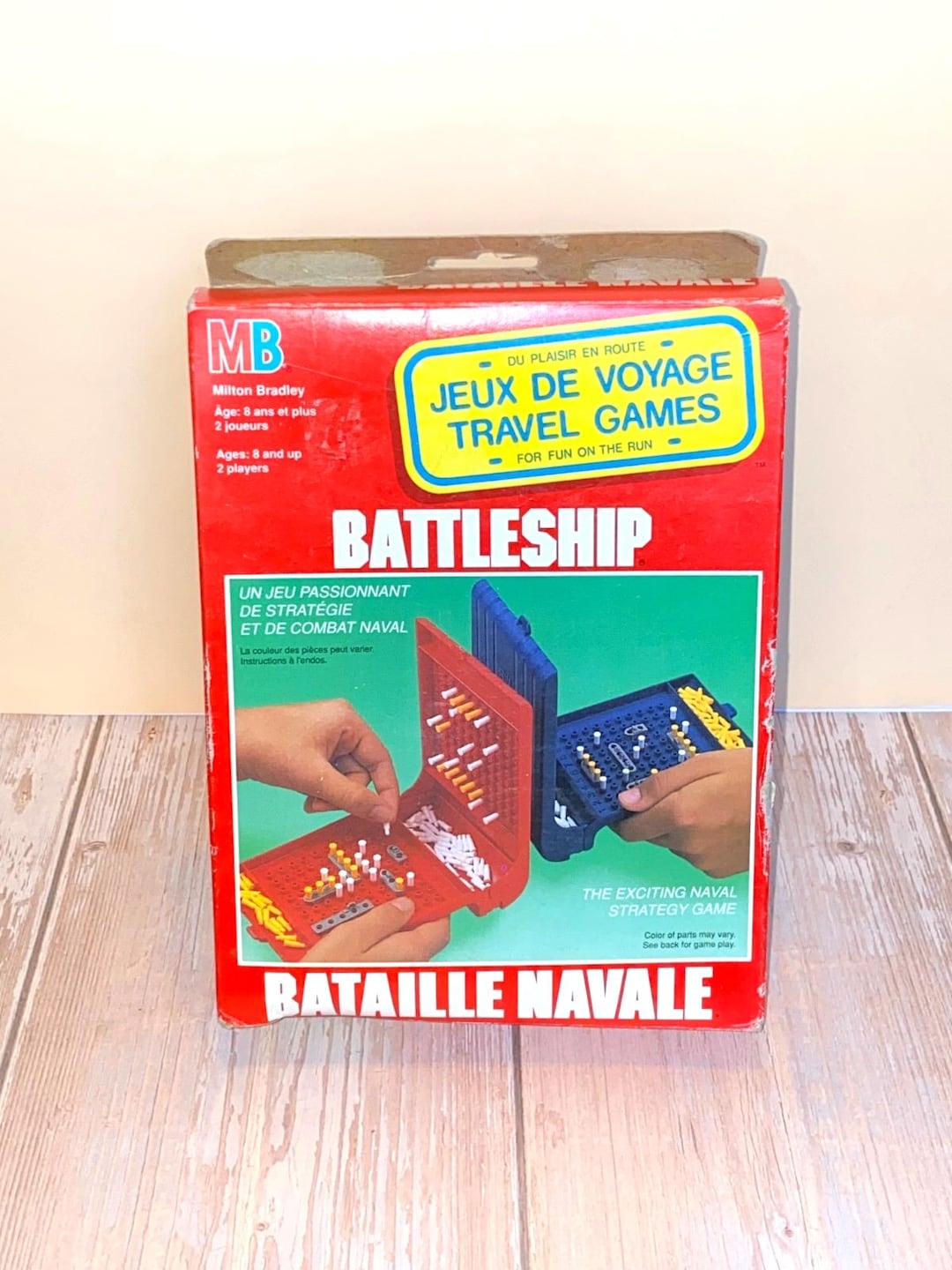 Battleship Travel Games MB | Ages 8 Years and up | 2 Players | French ...