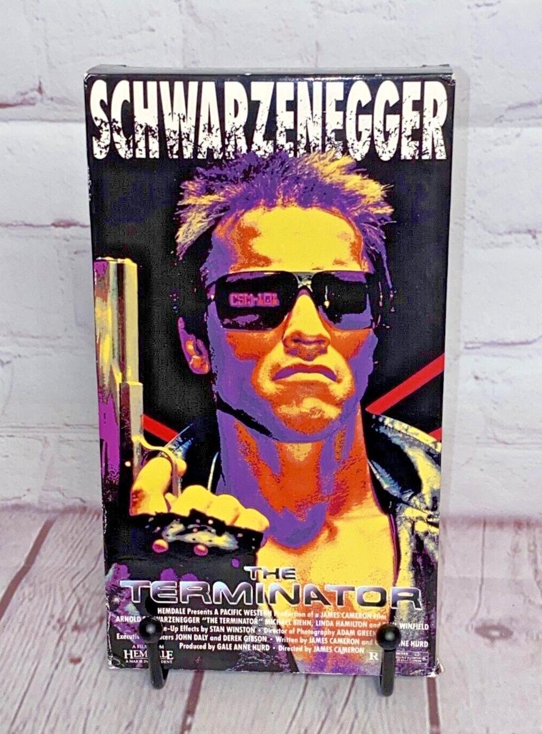 The Terminator VHS by Hemdale Home Video 1991 | Rated R | Running Time ...