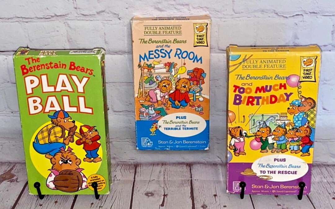The Berenstain Bears VHS Bundle | Includes Three (3) VHS Tapes | See ...