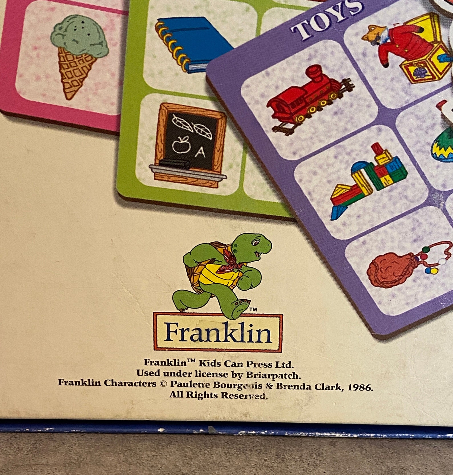 Franklin's Treasure Hunt Game by Briarpatch 1986 | for 2 to 4 Players ...