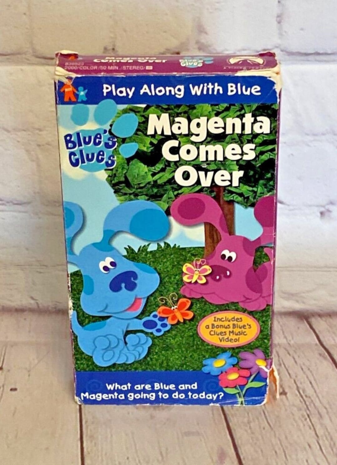 Blue's Clues magenta Comes Over VHS by Paramount 2000 Not Rated and ...