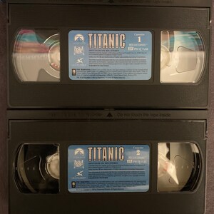 Titanic VHS 2-tape Set 1995 Edition by Paramount Pictures Directed by ...