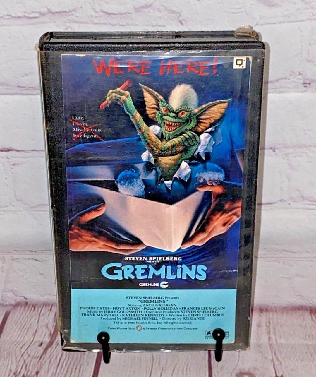 Gremlins VHS by Warner Brothers 1985 | Rated PG | Running Time: 106 ...