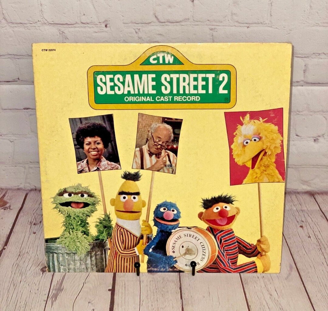 Sesame Street 2 "original Cast" Vinyl Record by Children's Television ...