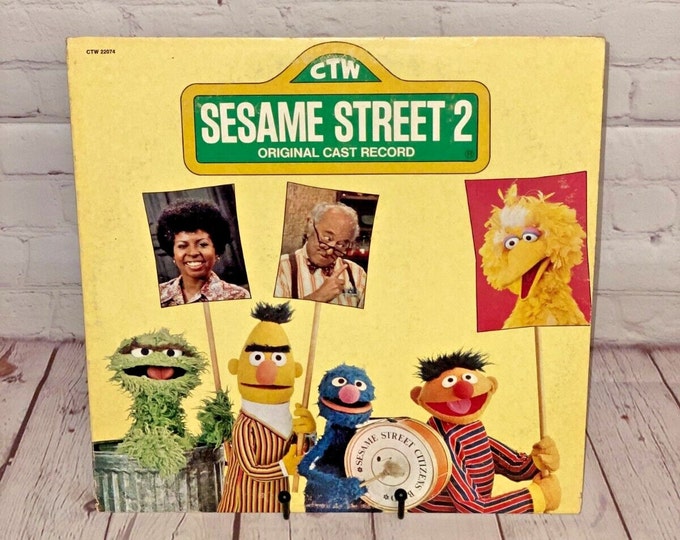 Sesame Street 2 "original Cast" Vinyl Record by Children's Television ...