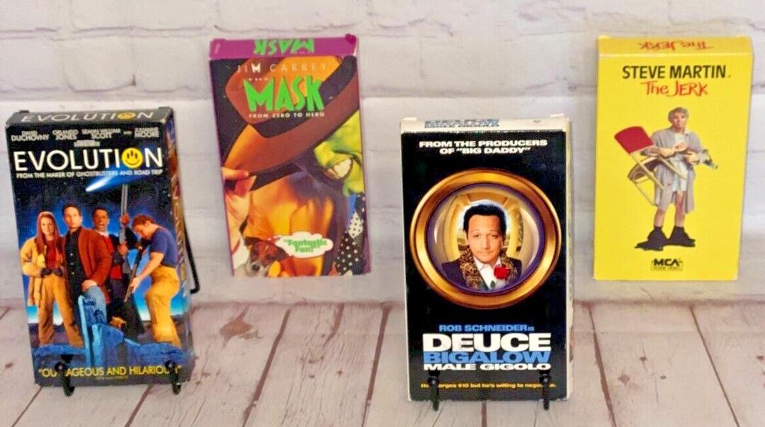 Comedy Movie VHS Bundle | Includes 4 VHS Tapes | the Jerk | the Mask ...