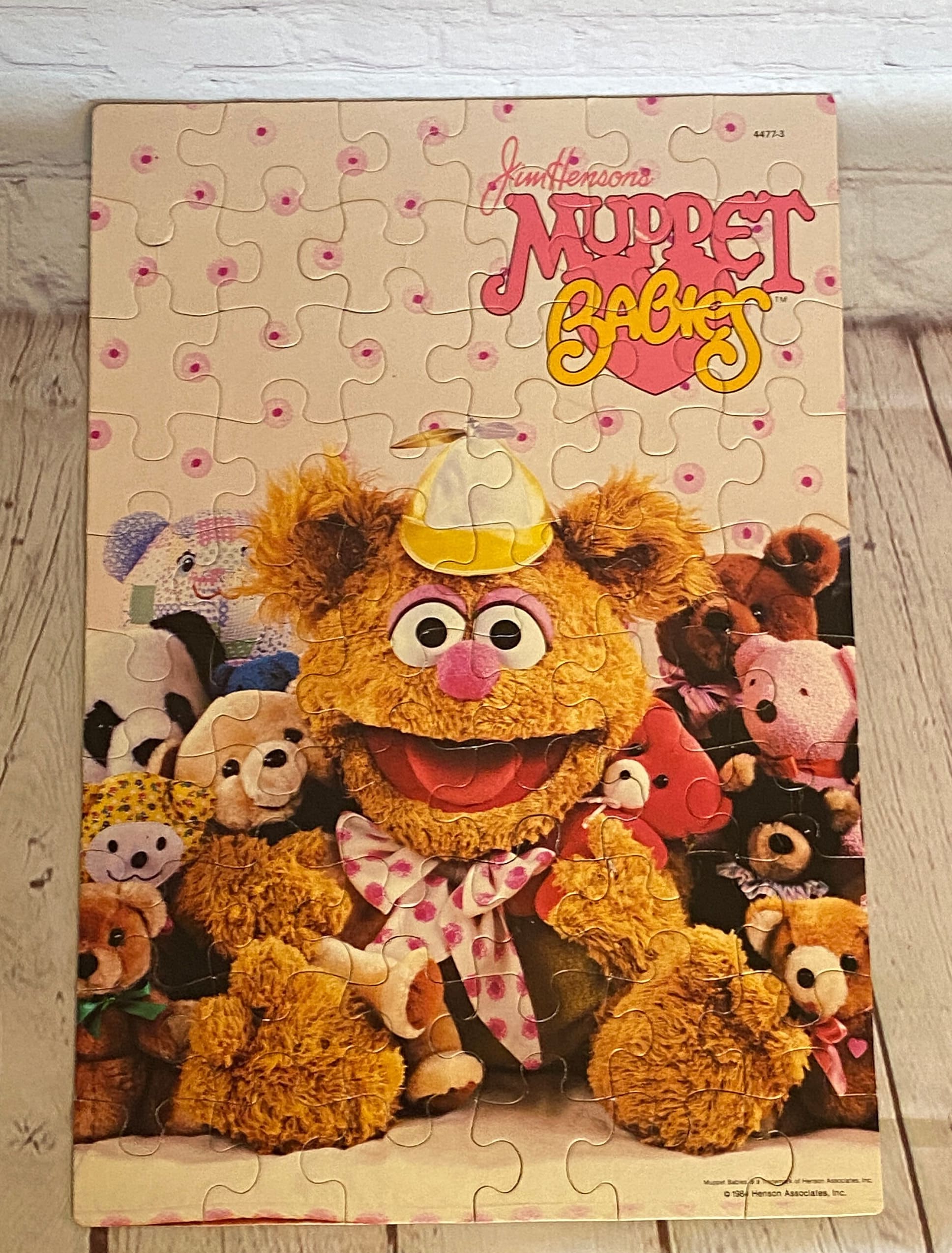 Jim Henson's Muppet Babies 60 Piece Puzzle by Milton Bradley 1984 Ages ...