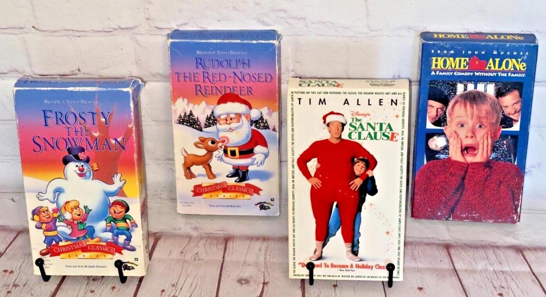 Vintage Christmas Movie VHS Bundle | the Santa Clause | Home Alone ...
