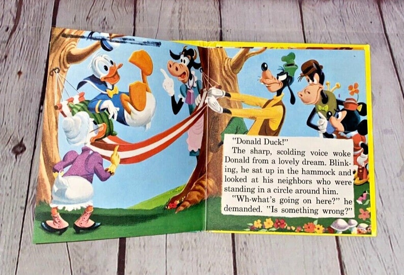 Walt Disney's "donald Duck and Chip'n'dale" Hardcover Children's Book ...