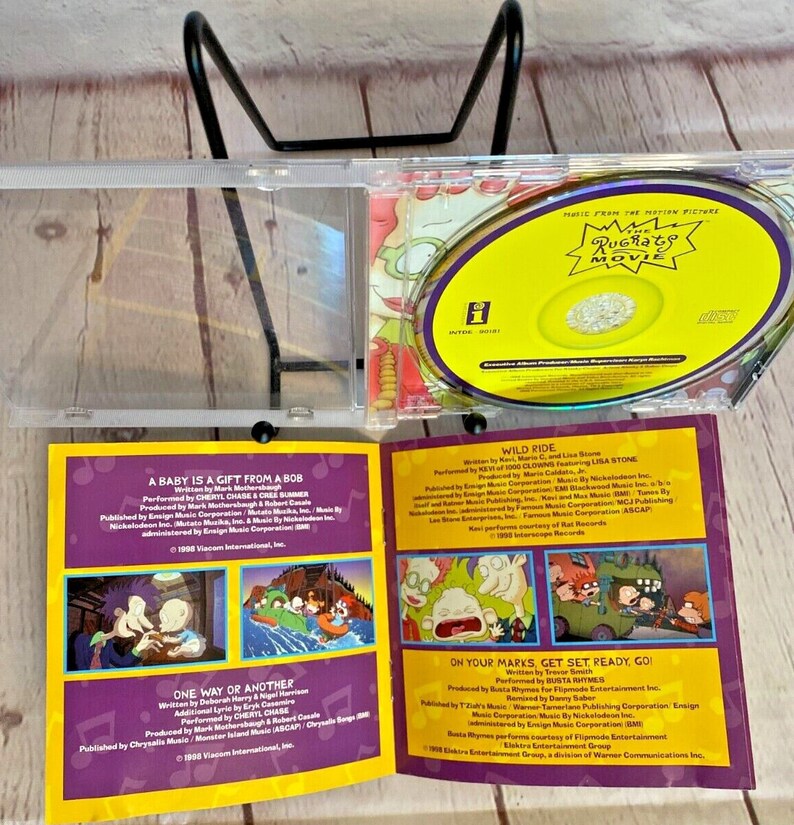The Rugrats Movie music From the Motion Picture CD by Interscope 1998 ...