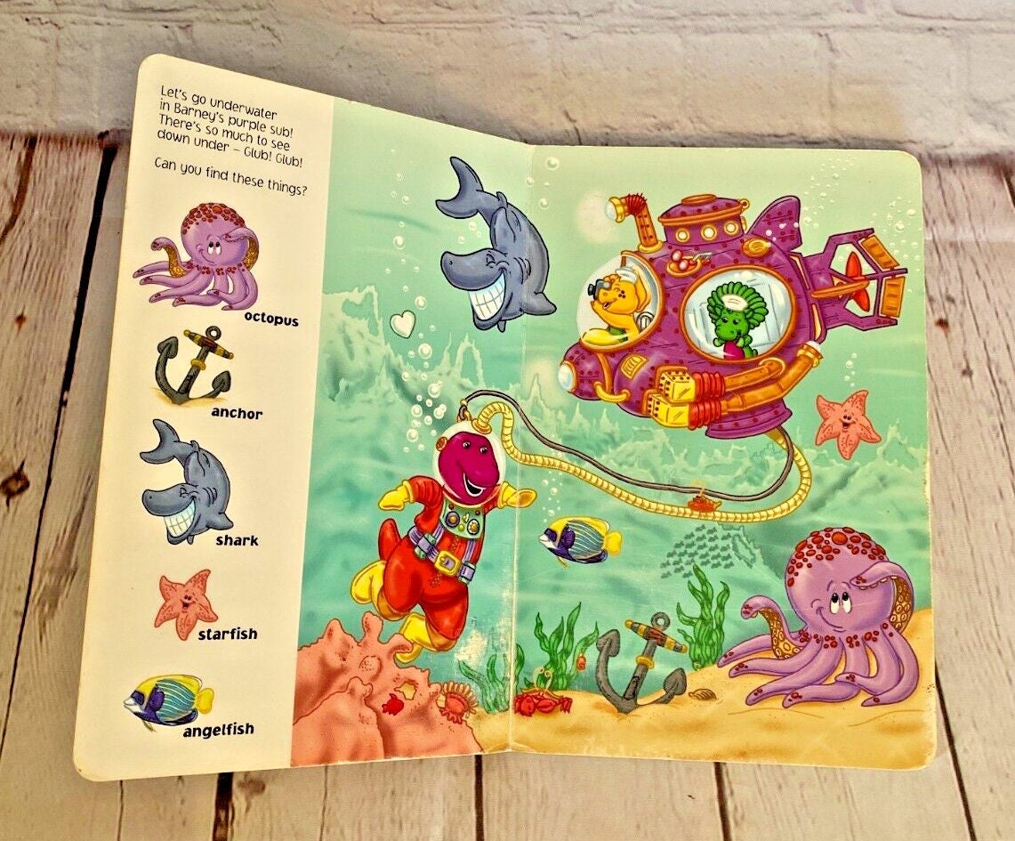 Barney's Treasure Hunt Search and Spot Book | the Lyons Group 1997 ...