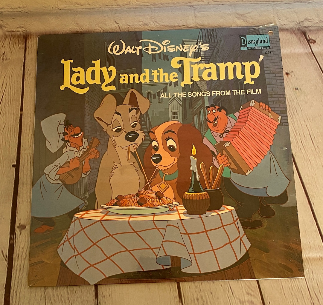 Brand New Walt Disney's Lady and the Tramp Vinyl Album - Etsy