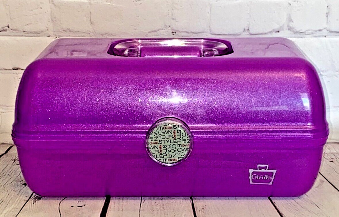 Caboodles style Your Own Tiered Purple Organizer Measures 12'x7x5 See ...