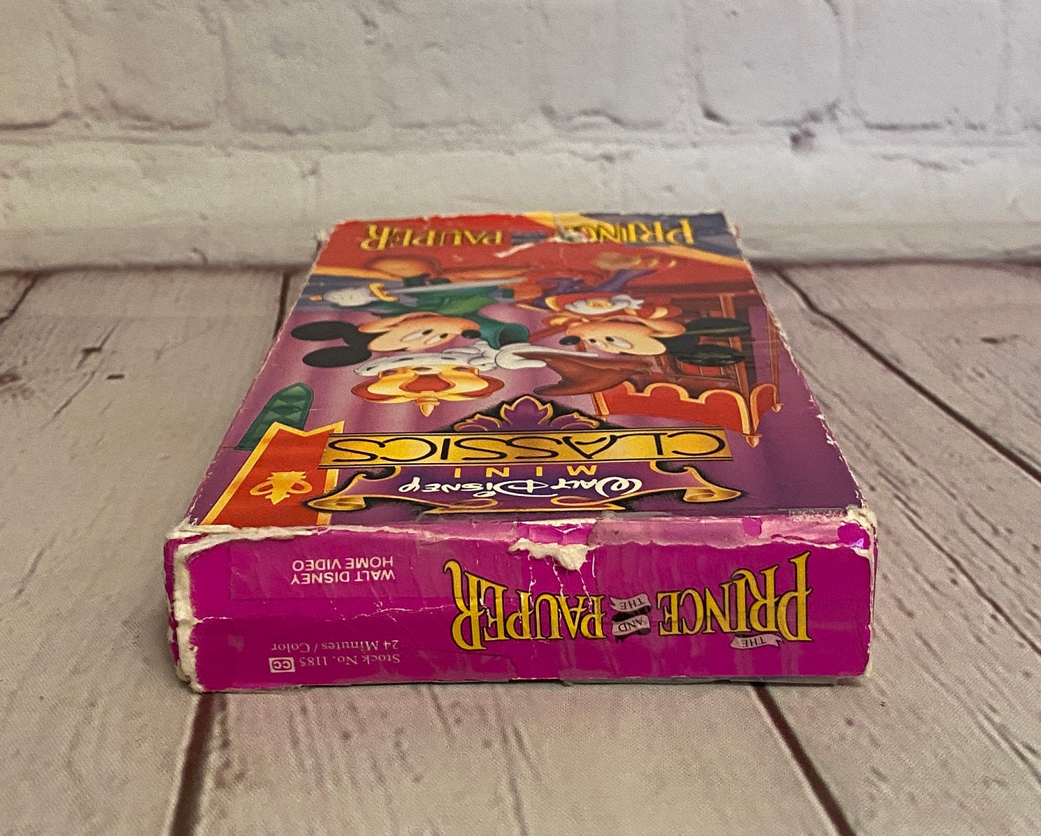 Walt Disney Mini Classics the Prince and the Pauper VHS Rated G Run ...