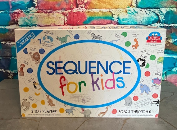 Sequence for Kids by Jax Ltd. 2001 Ages 3 to 6 for 2 to 4 - Etsy
