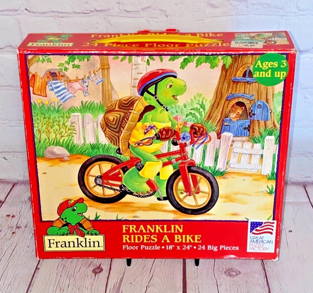 Franklin Rides A Bike Floor Puzzle by Great American Puzzle Factory ...