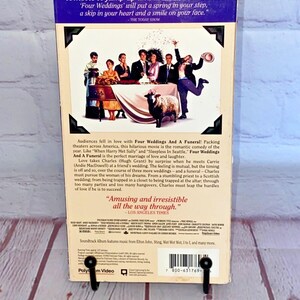 Four Weddings and a Funeral VHS by Polygram Video 1994 | Rated R ...