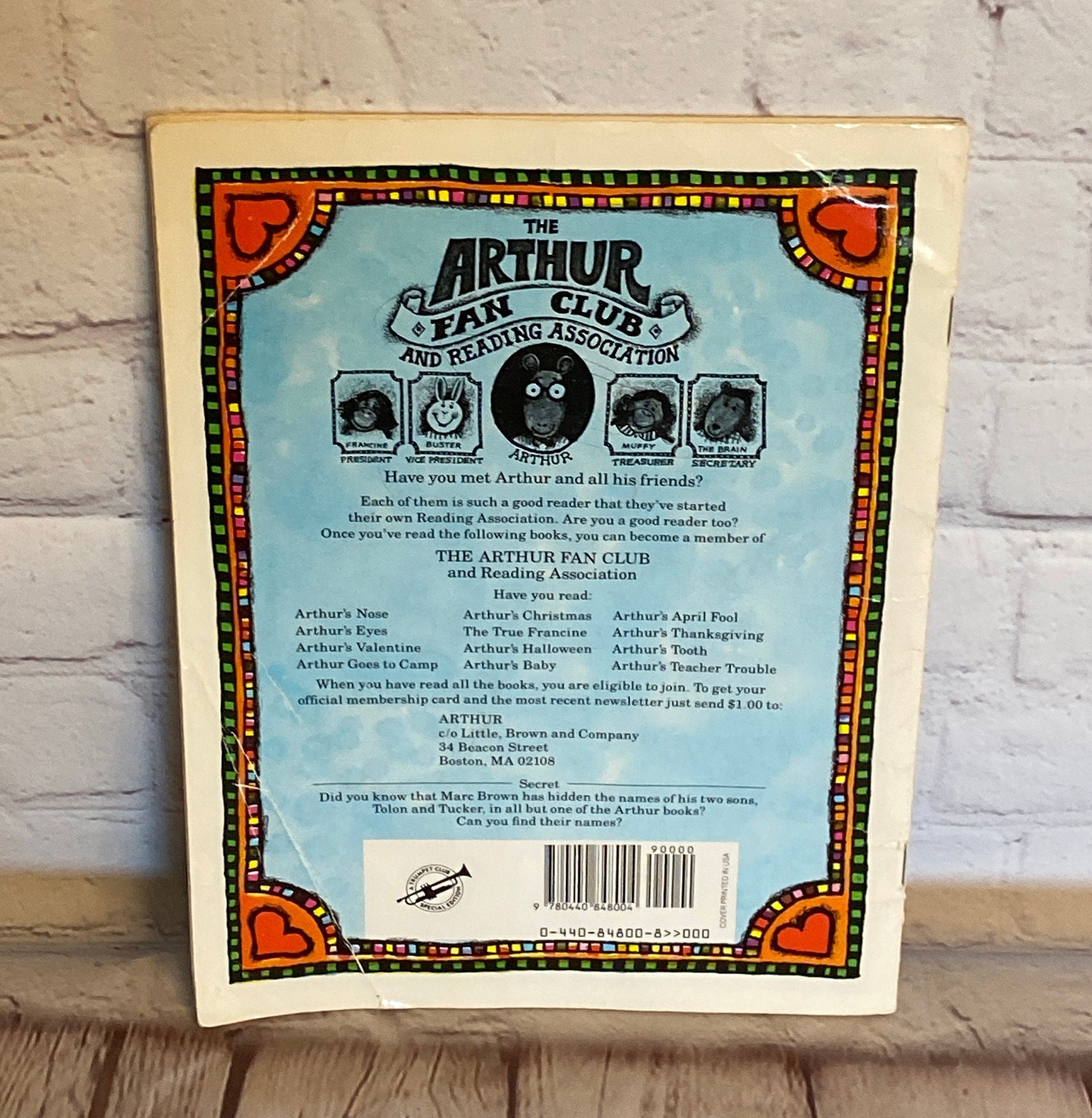 Arthur's Valentine by Marc Brown an Arthur Adventure by - Etsy