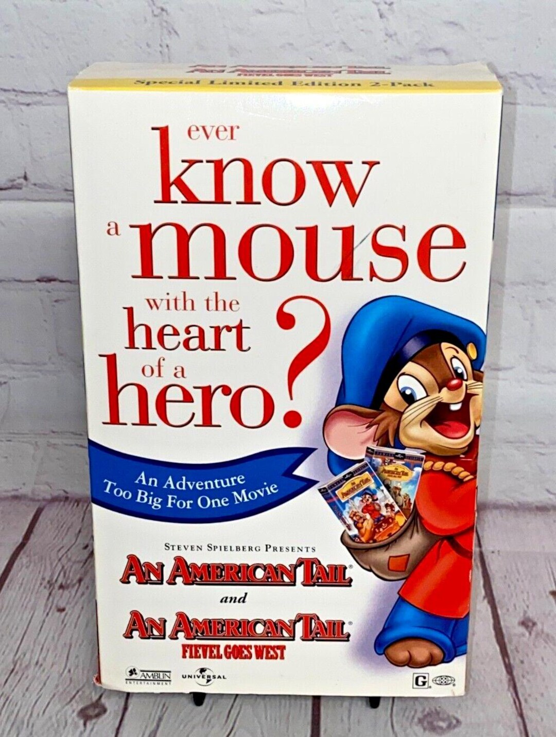 An American Tail VHS Movie Set by Universal 1998 | Includes an American ...