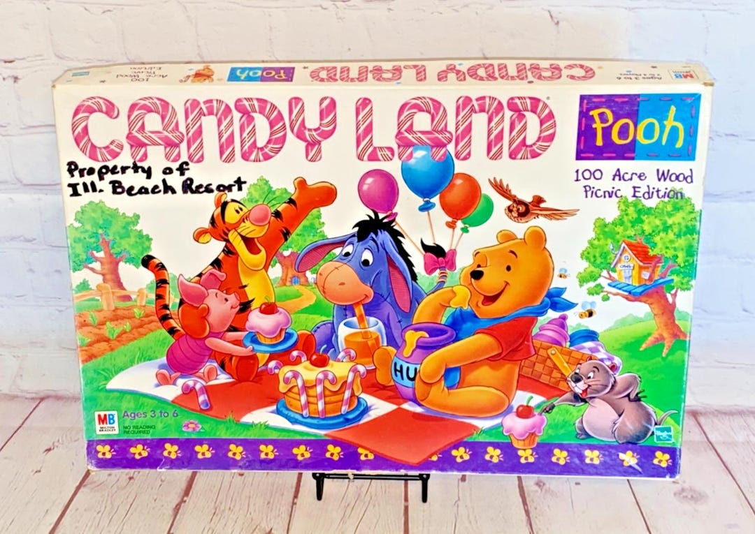 Candyland Pooh "100 Acre Wood Picnic Edition" by Milton Bradley 1998 ...
