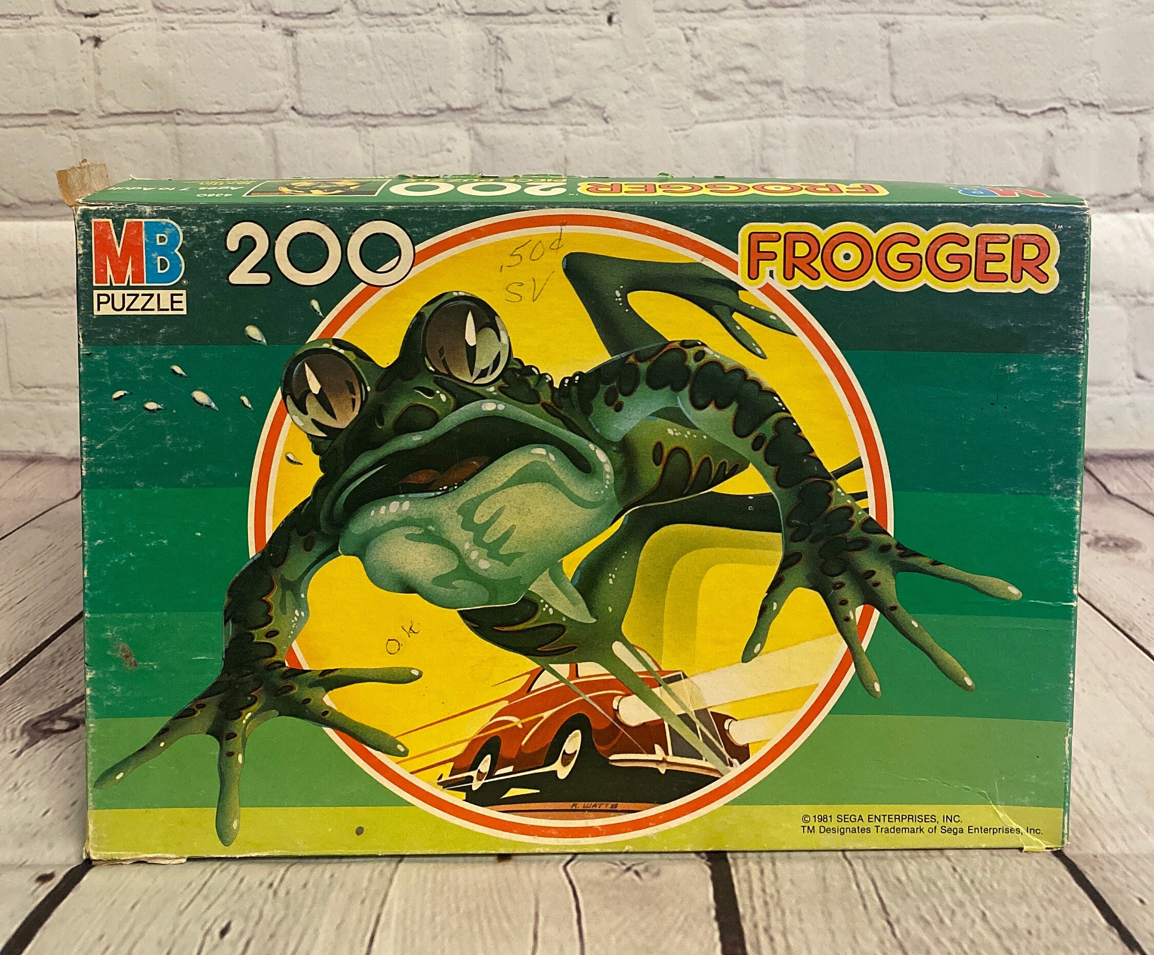 Vintage Frogger Jigsaw Puzzle by Milton Bradley 1981 200 Piece Puzzle ...