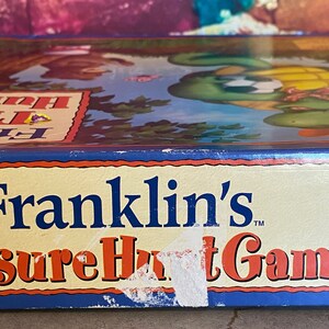 Franklin's Treasure Hunt Game by Briarpatch 1986 | for 2 to 4 Players ...