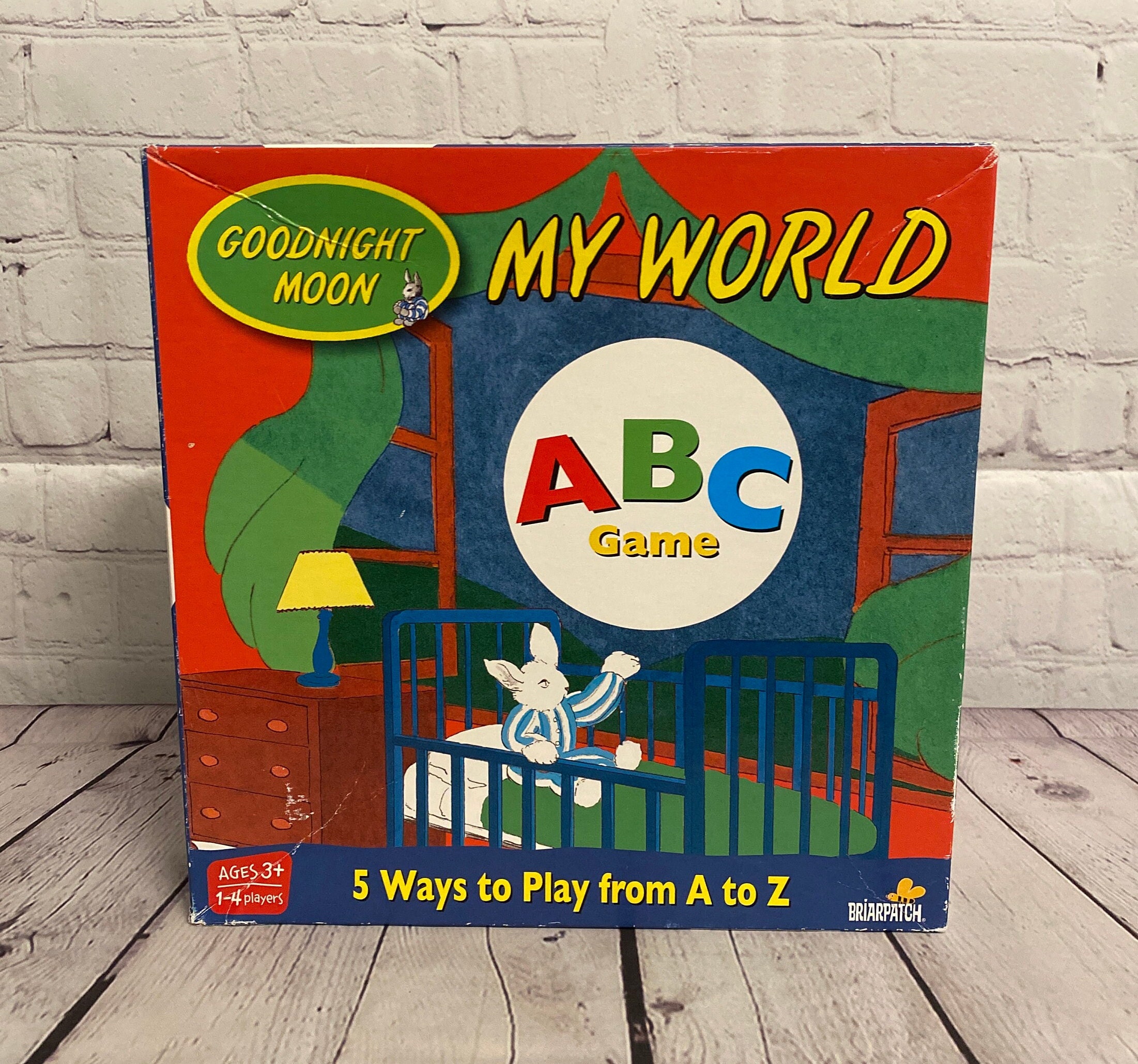 Goodnight Moon My World ABC Board Game by Briarpatch 2001 Ages 3 and up ...
