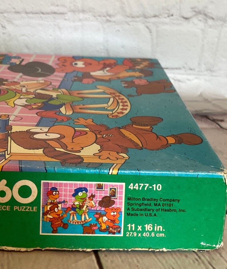 Jim Henson's Muppet Babies 60 Piece Puzzle by Milton Bradley 1989 for ...