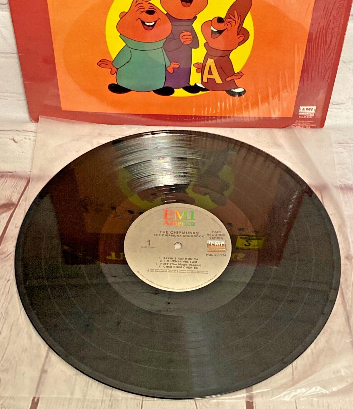 The Chipmunks "the Chipmunks Song Book" Vinyl Record by EMI 1986 | 12 ...