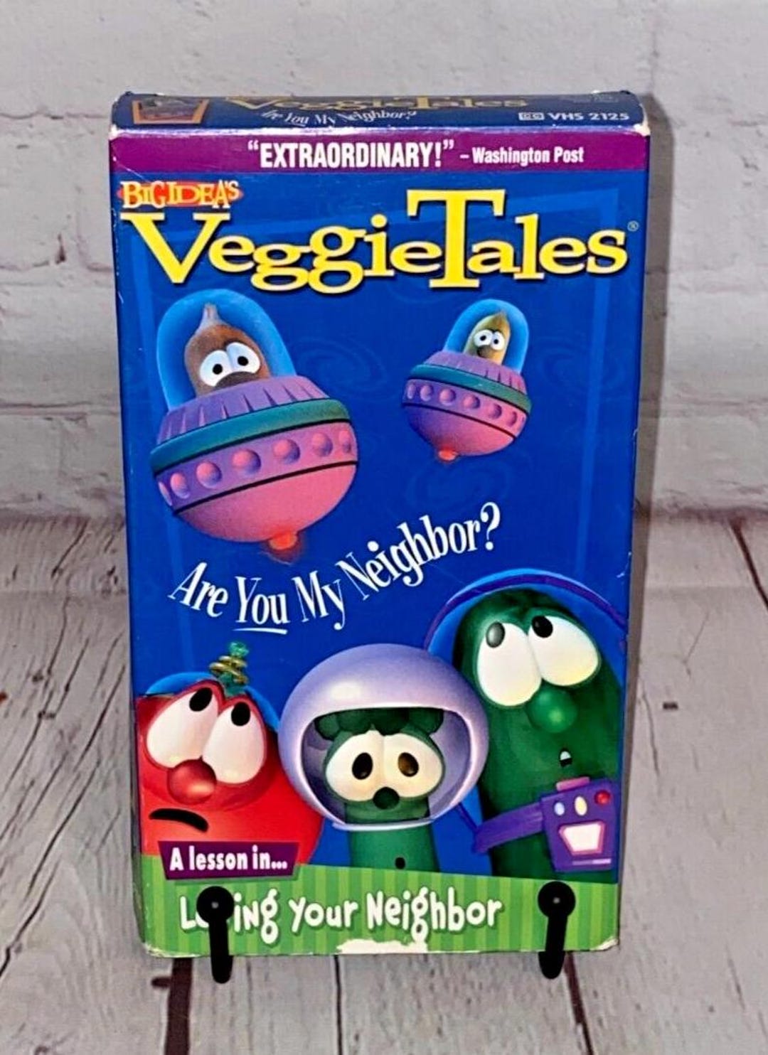Veggietales "are You My Neighbor" A Lesson in Loving Your Neighbor VHS by Big Idea 1993 ...